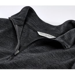 Tchibo - Funktionsshirt mit Wolle - Herren - Gr. XXL - anthrazit