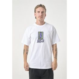Cleptomanicx Herren T-Shirt "Hello", wei&szlig;, Gr. XL, bedruckt, 100% Baumwolle, Shirts, mit l&auml;ssigem Frontprint