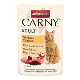 animonda Carny Adult Gefl&uuml;gel-Cocktail Katzen-Nassfutter ohne Getreide, Zucker und Soja 12x85g