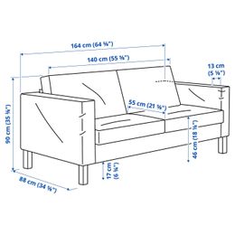 IKEA SALTSJ&Ouml;BADEN 2er-Sofa