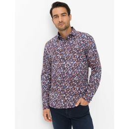 Brax Herren Hemd Style HAROLD navy, dunkelblau, Gr. L