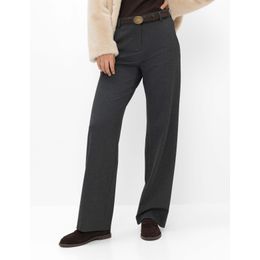 Brax Damen Chino Style MAINE SMOKE GREY Dunkelgrau Anthrazit, dunkelgrau - anthrazit, Gr. 48