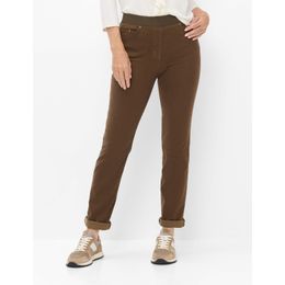 Raphaela by Brax Damen Schlupfhose Style PAMINA HAZELNUT, braun, Gr. 38K