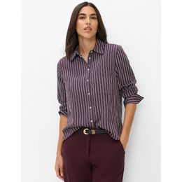 Brax Damen Bluse Style VICA blackberry violet, dunkles lila, Gr. 40