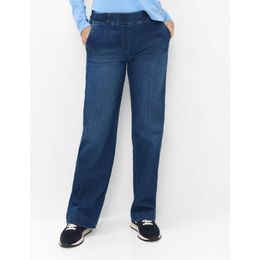 Raphaela by Brax Damen Marlenehose Style PAM FLARED STONED SLIGHTLY USED, denim blau, Gr. 36K