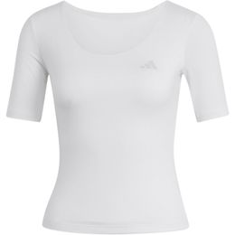 Adidas ALL ME Funktionsshirt Damen - Gr&ouml;&szlig;e M - wei&szlig;