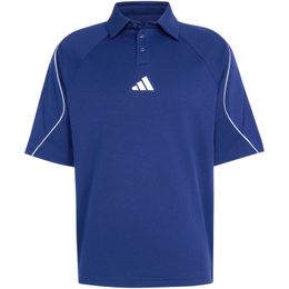 Adidas Stadium Poloshirt Herren - Gr&ouml;&szlig;e M - blau