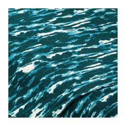 buttinette Viskose-Jersey "Batik", petrol