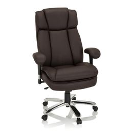 hjh OFFICE XXL Drehstuhl BUILDER XXL I Kunstleder mit Armlehnen (h&ouml;henverstellbar)