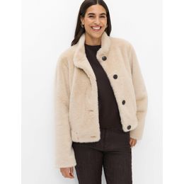 Brax Damen Jacke Style INA soft ecru, hellbeige, Gr. 34