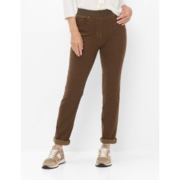 Raphaela by Brax Damen Schlupfhose Style PAMINA HAZELNUT, braun, Gr. 38