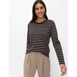 Brax Damen Shirt Style CIRA M brunette, dunkelbraun, Gr. 40