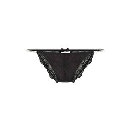 Lascana Panty female size L Dark purple / Black