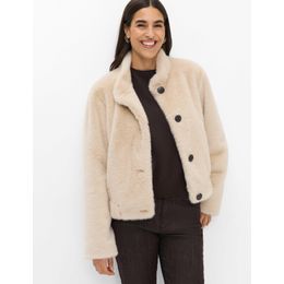 Brax Damen Jacke Style INA soft ecru, hellbeige, Gr. 44
