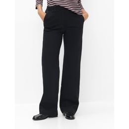 Raphaela by Brax Damen Marlenehose Style PAM FLARED BLACK, denim schwarz, Gr. 34