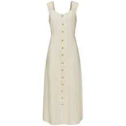 Lascana Kleid Damen Gr&ouml;&szlig;e 42 creme Sommerkleid