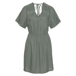 s.Oliver Kleid Damen Gr&ouml;&szlig;e 34 khaki Sommerkleid