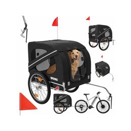 BENNO&reg; Hundefahrradanh&auml;nger LUNA Kleintierfahrradanh&auml;nger Buggy faltbar, schwarz