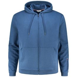 Herren Gro&szlig;e Gr&ouml;&szlig;en | Tommy Hilfiger Hoodie mit Label-Stickerei Farbe blau Gr&ouml;&szlig;e: 5XL
