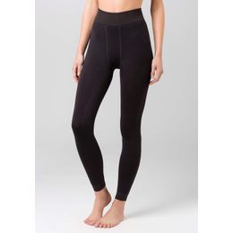 Lavana Damen Thermoleggings, Blau, Gr. S/M, Leggings, Material: Polyester