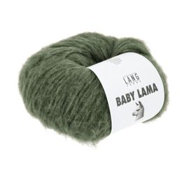 Baby Lama von Lang Yarns, Oliv, aus Lama
