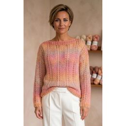 Anleitung 124/6, Pullover, 3-f&auml;dig aus Lotti-Colori und Aerea von Junghans-Wolle