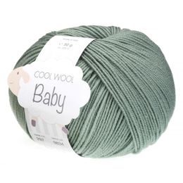 Cool Wool Baby, 50 g von Lana Grossa, Resedagr&uuml;n, aus Schurwolle