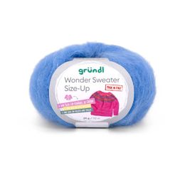 gr&uuml;ndl Wonder Sweater Size-up von Gr&uuml;ndl, Azurblau, aus Alpaka