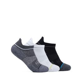 Hoka One One Hoka No-Show Run Sock 3-Pack Bekleidung Unisex wei&szlig;