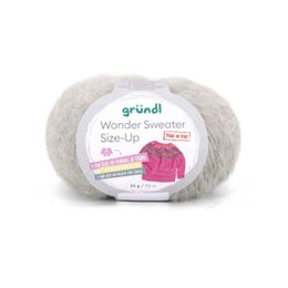 gr&uuml;ndl Wonder Sweater Size-up von Gr&uuml;ndl, Hellgrau, aus Alpaka