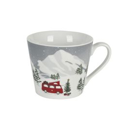 Krasilnikoff Happy Cup, Camper in the snow &Oslash; 10, H&ouml;he 9 cm