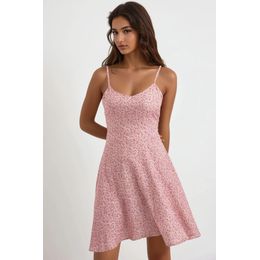 Blumendruck Mini-Kleid