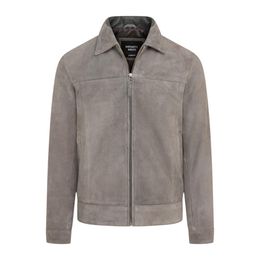 Herren Stone Goat Wildleder-Harrington-Bikerjacke &ndash; Berlin