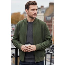 Herren Green Goat Suede MA-1 Bomberjacke &ndash; North