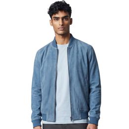 Herren Blue Goat Suede MA-1 Bomberjacke &ndash; Antalya