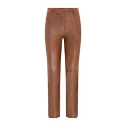 Damen Tan Lammleder 501 Biker Jeans &ndash; Ankara