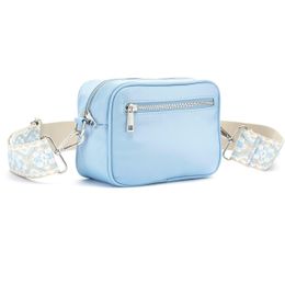 Lascana Damen Umh&auml;ngetasche, Blau, Handtaschen, Material: Textil