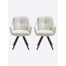 HEINE HOME Stuhl, Natur, Gr. H/B/T ca. 85/60/60 cm, Sessel & St&uuml;hle, Material: Metall