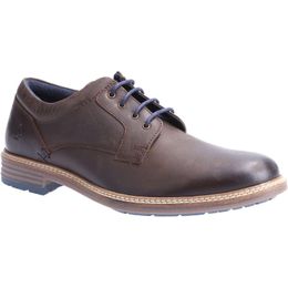 Hush Puppies Julian Leder Herren Schn&uuml;rschuhe in Braun