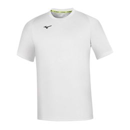 Mizuno - T-Shirt f&uuml;r Herren, kurz&auml;rmlig (Wei&szlig;)