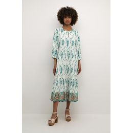 Cream Kleid A-shape multicolour