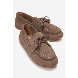 Cuesta Leder Schn&uuml;r-Loafer
