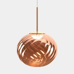 Tom Dixon Whirl Pendelleuchte, LED 1-flammig, LEDP07COEU+WHS01CO,