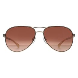 Ted Baker Aviator Unisex Schwarz Braun Gradient TB1271 Oliver