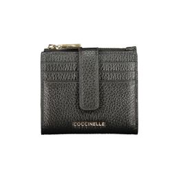 Coccinelle Schwarze Leder Damenb&ouml;rse