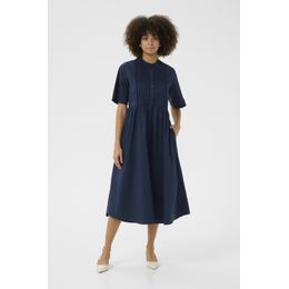Culture Kleid Weibliche Silhouette Blaue Iris blue