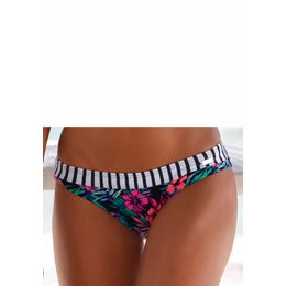 Venice Beach Damen Bikini-Slip, Blau, Gr. 38, Bikinihosen, Material: Polyamid