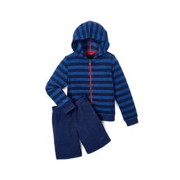 Tchibo - Frottier-Kombi - Baby - Gr. 86/92 - blau/gestreift