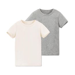 Tchibo - 2 Unterhemden - Jungen - Gr. 98/104 - creme