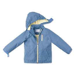 Tchibo - Regenjacke - Baby - Gr. 74/80 - dunkelblau/gestreift